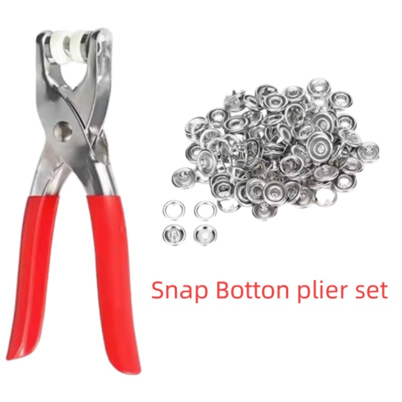 Snap Button Plier Metal 9.5mm Snap Button Set Plier Metal Snap Button ...