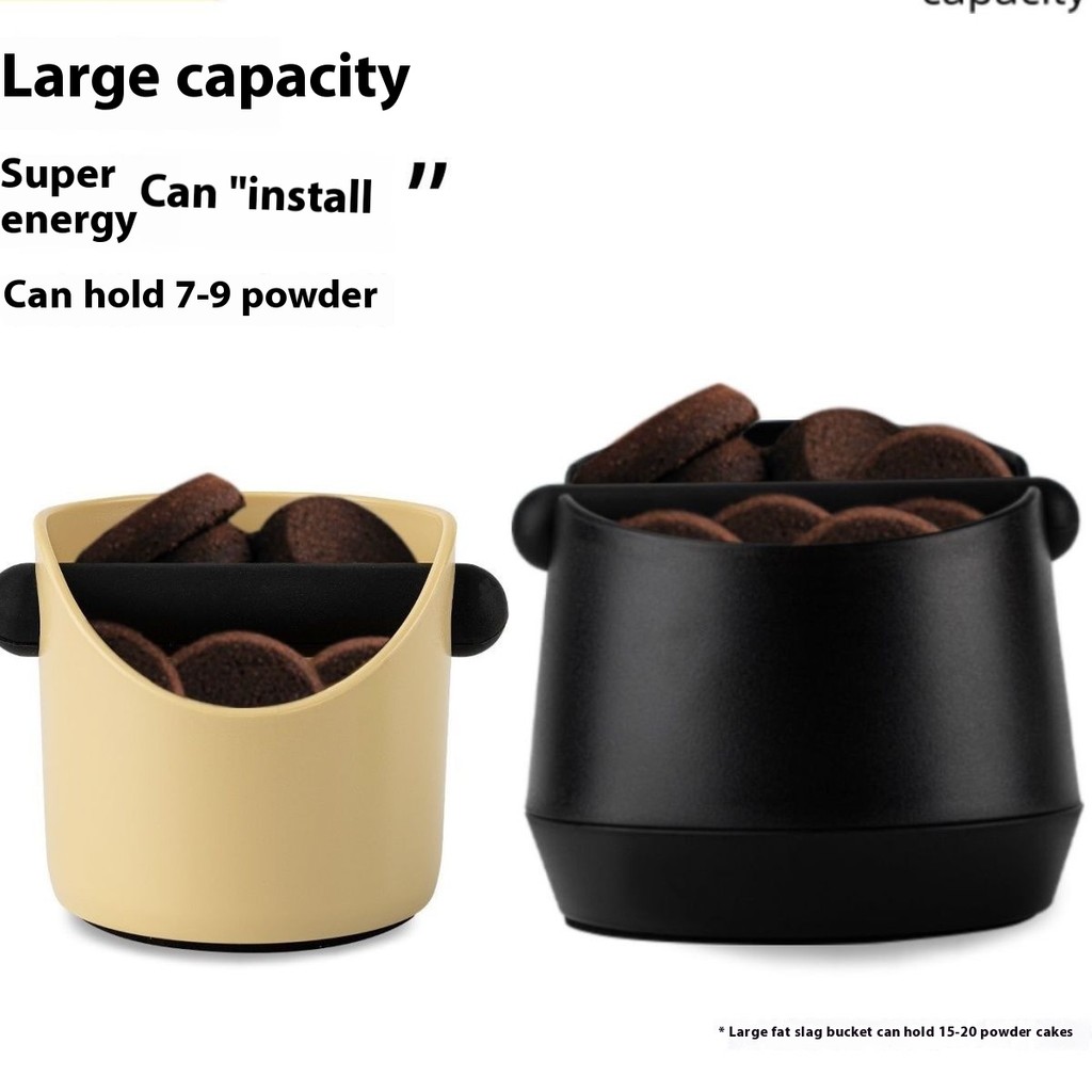 Coffee Grind Knock Box And Espresso Dump Bin Black Powder Residue Trash ...