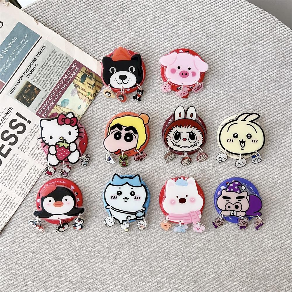 Labubu Chikawa Cute Kitty Cat Penguin Stand Mobile Magnetic Phone ...