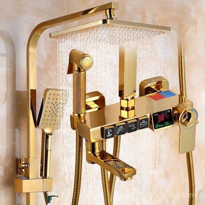 Genuine Golden Shower Shower Set Whole Set Thermostatic New Style ...