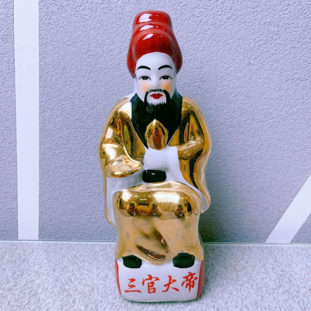 Various Types of Ceramic Three-Official Great Emperor God Statue Living ...