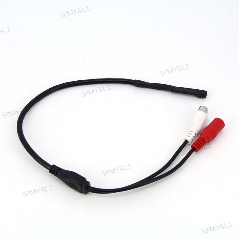 12V Mini Microphone Pickup Sound Monitor Audio Pickup to RCA DC female ...