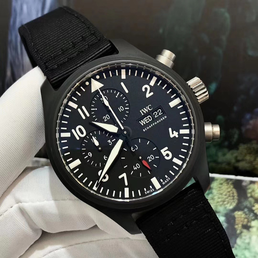 Iwc IWC 44mm Pilot Series Ceramic Automatic Mechanical Men's Watch ...