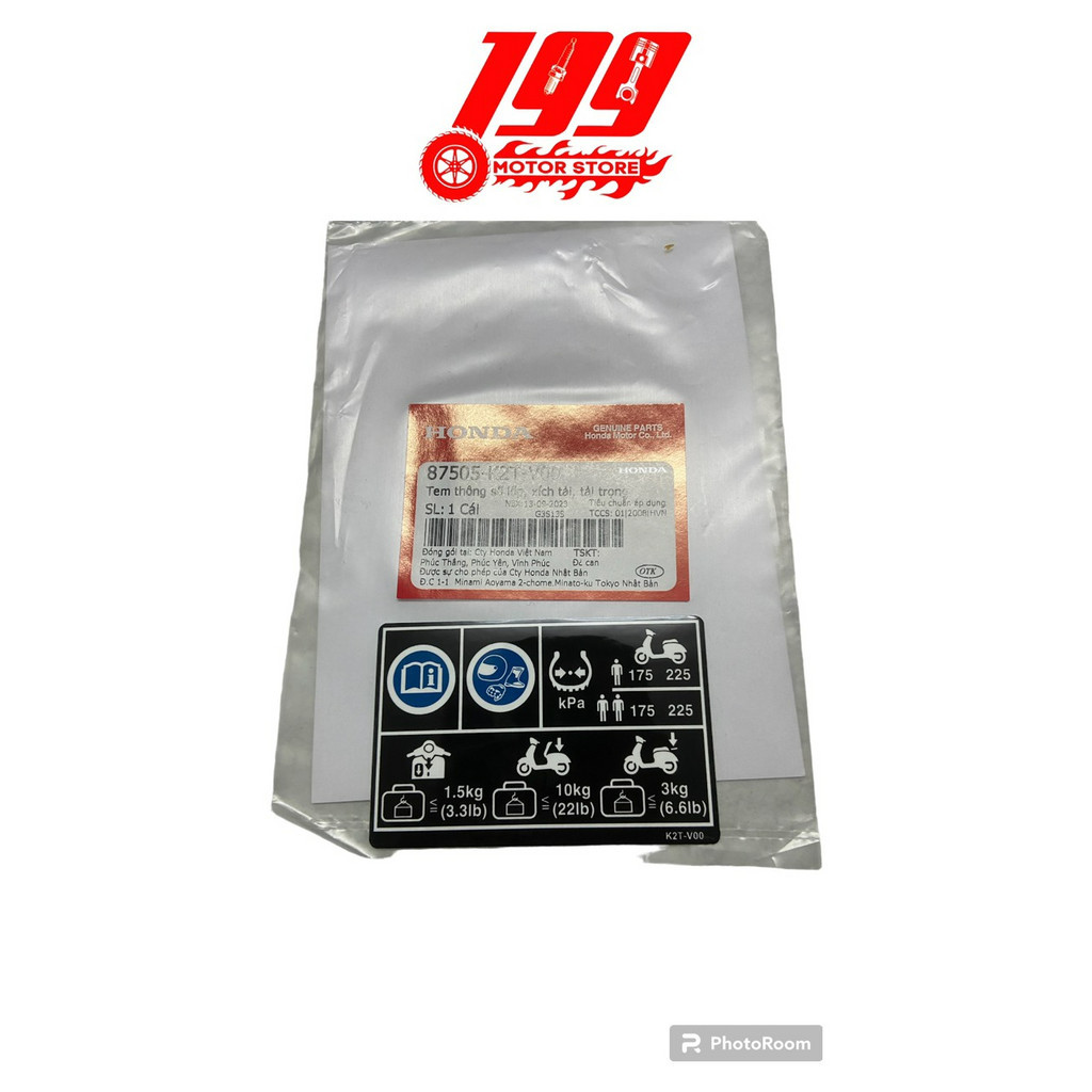 Lead 125 4 valve parameter stamp (sold individually) | Shopee Malaysia