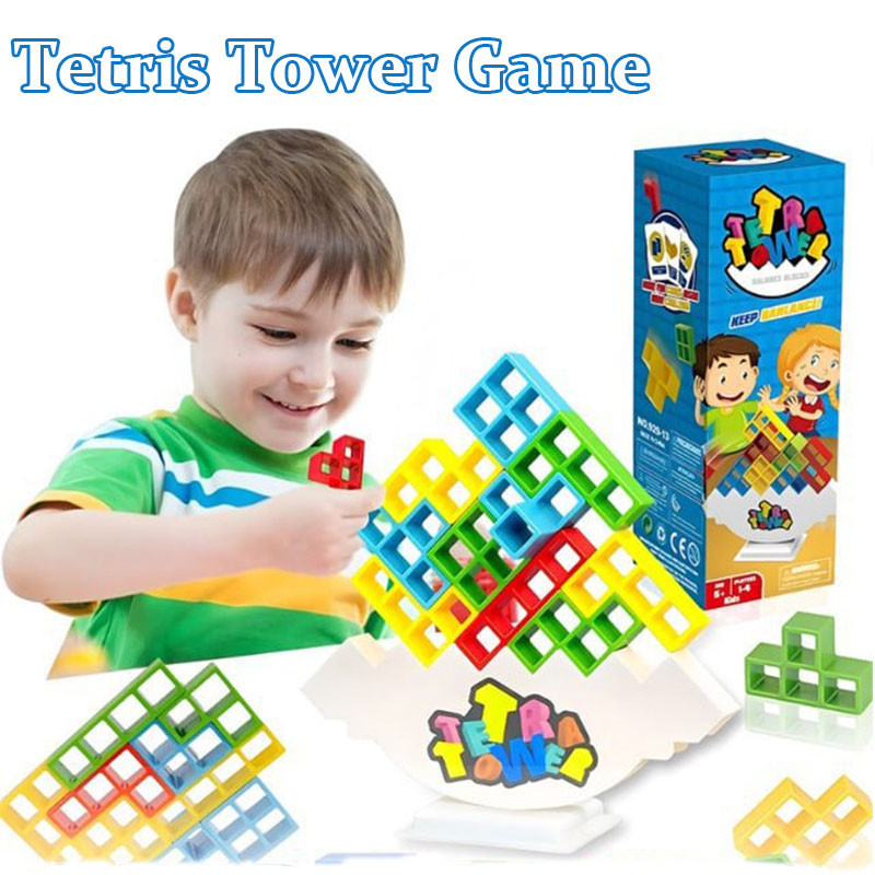 Tetris Tower Game Stacking Block Stack Assembly Building Blocks ...
