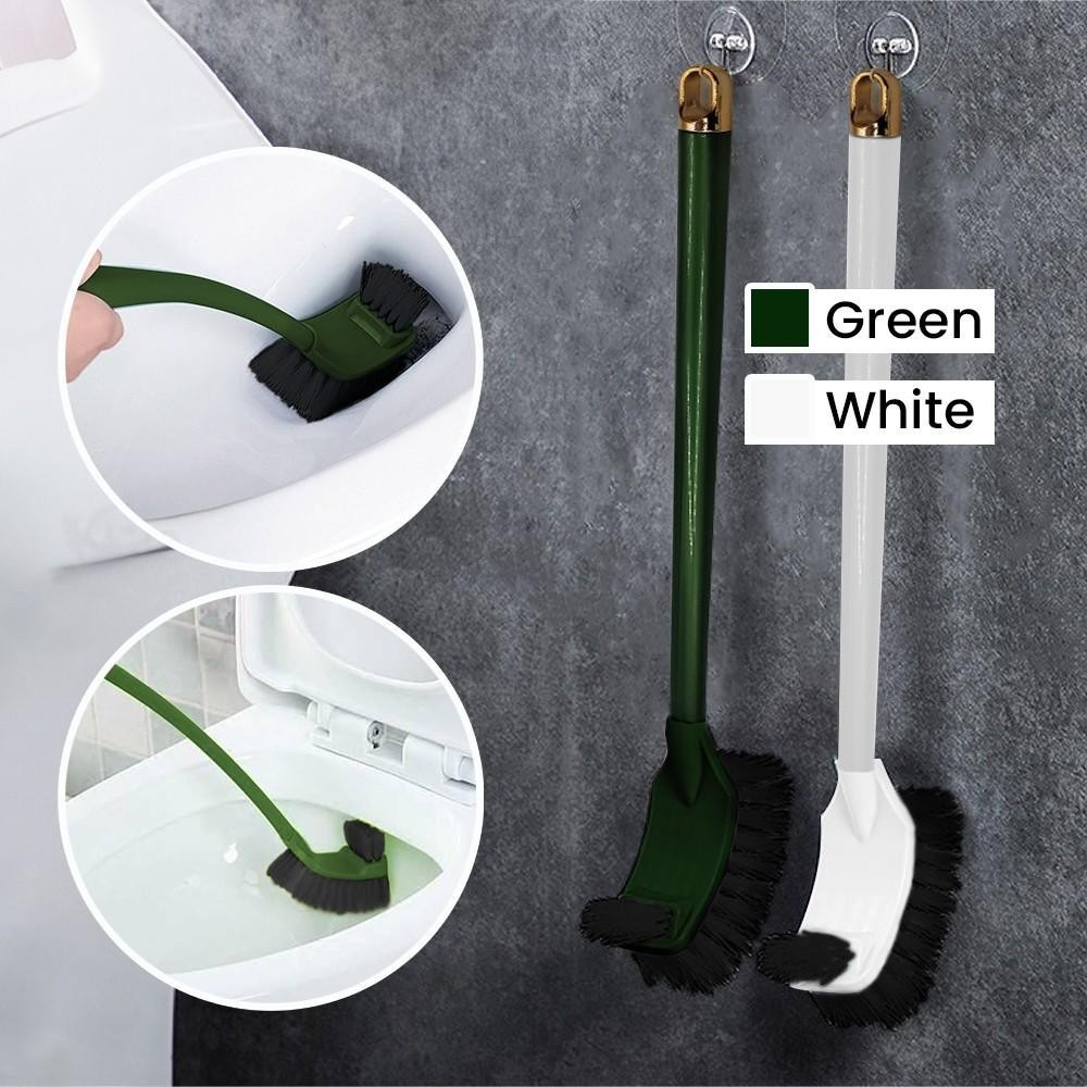 Double Sided Toilet Brush Toilet Bowl Brush Cleaning Long Handle ...