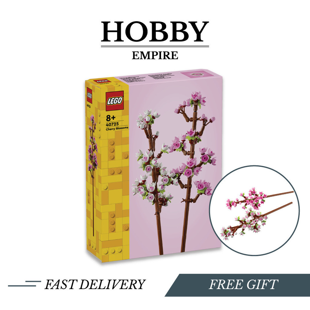 LEGO Botanical Collection 40725 Cherry Blossoms *Original LEGO + Extra ...