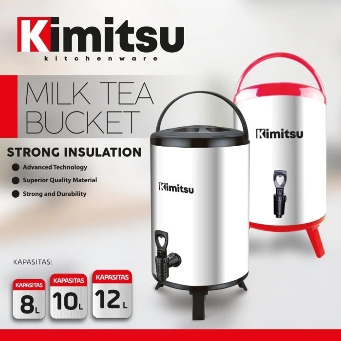 Kimitsu Water Tank Jug 8 10 12 Liter HOT & COLD Thermos Water Drink Jar ...