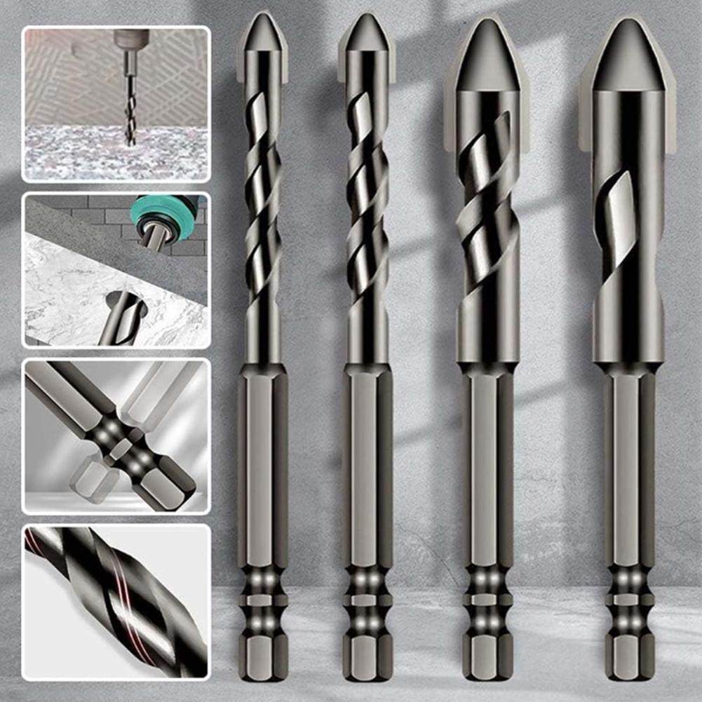 Special Crooked Tip Eccentric Drill Bit Set Concrete Masonry Metal ...