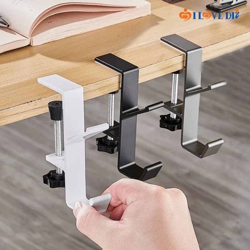 High Quality Durable Geometric Aluminum Alloy Desktop Hook Desk Side ...