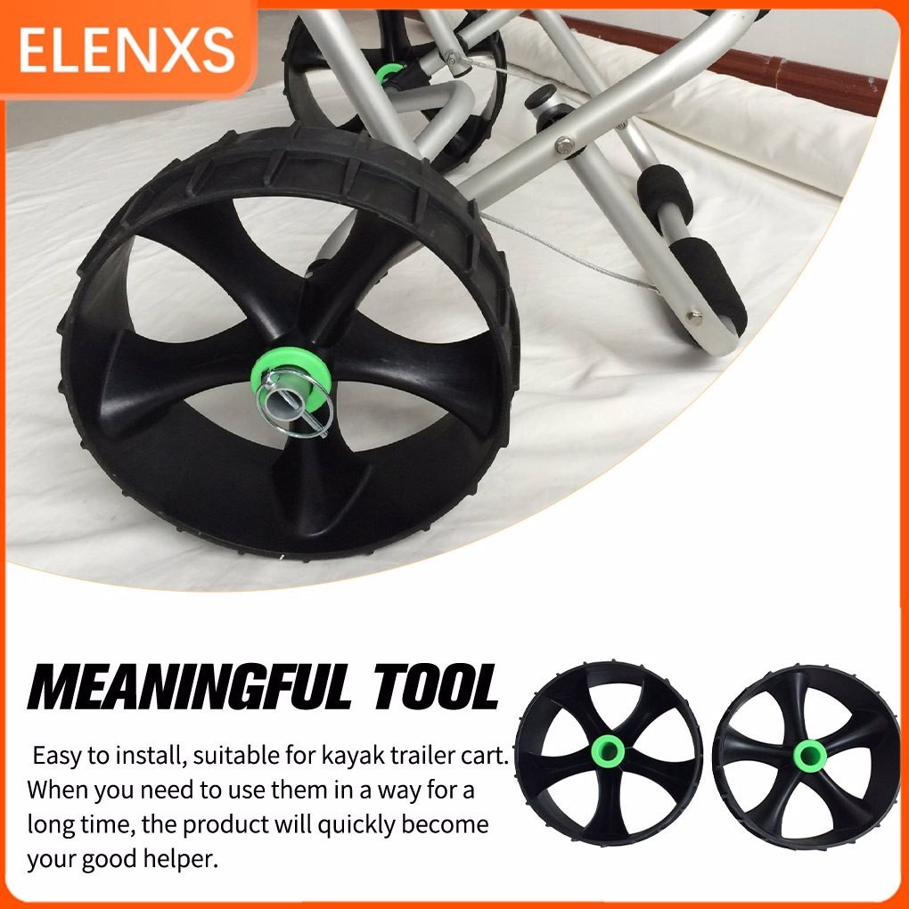 1/2 Kayak Wheel with TPE Surface Canoe Trailer Trolley Cart Tire ...
