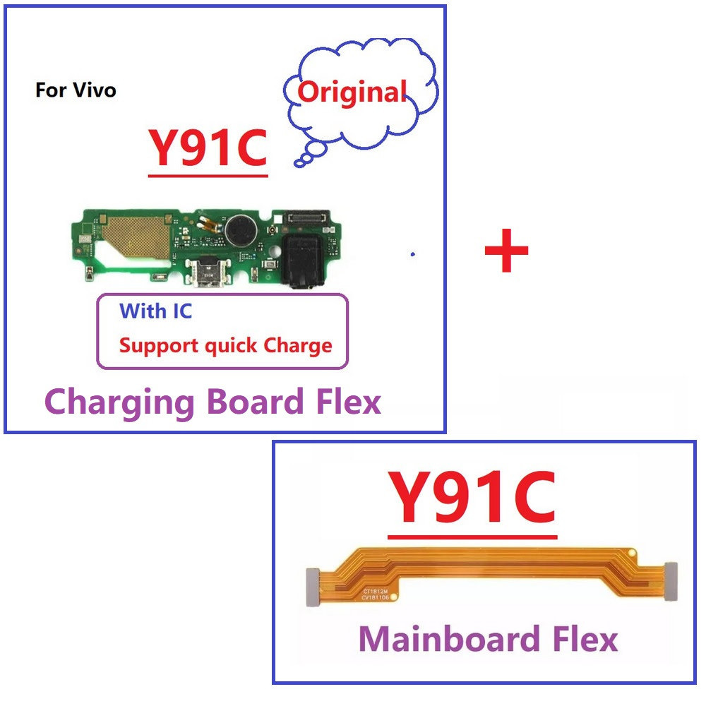 Original Charger board with IC support quick charge For Vivo Y91C USB ...