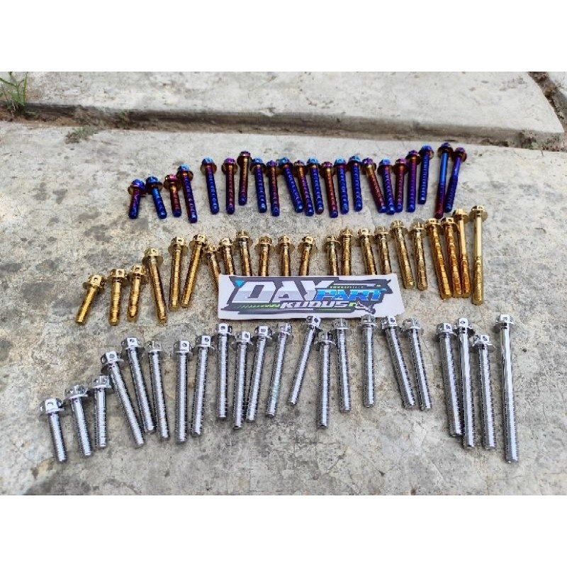MESIN Probolt engine crankcase bolts probolt engine block bolts cb gl ...