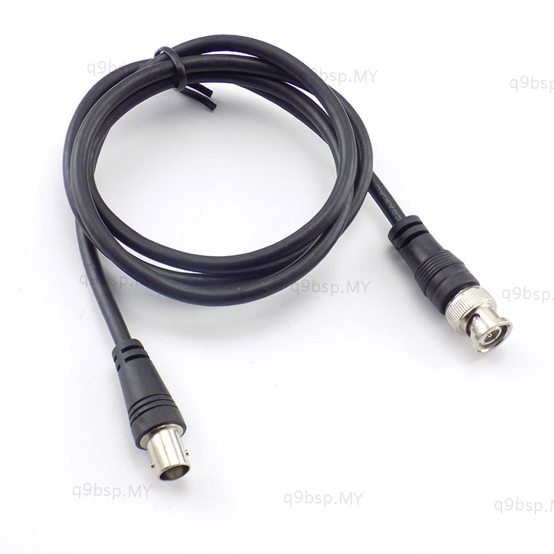 1M CCTV Extension Coaxial Line BNC Male to Female Plug Cable Connector ...