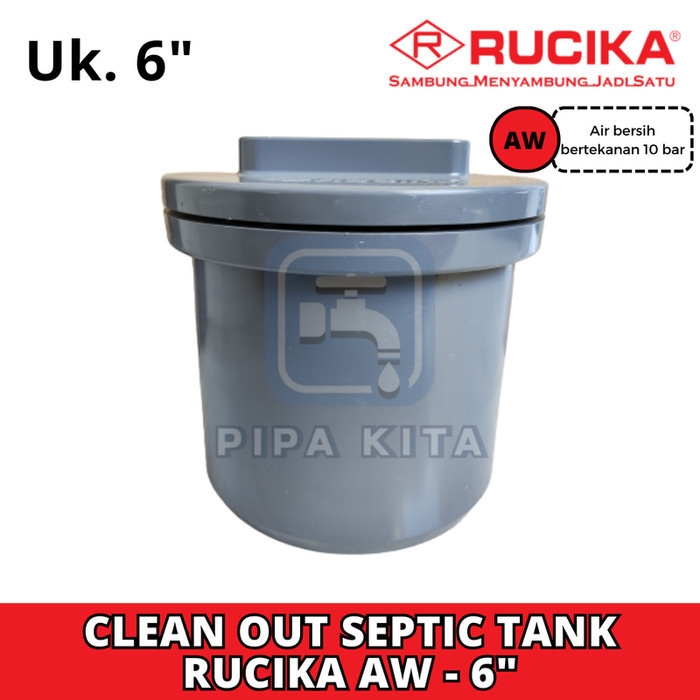 Clean Out AW 6 Inch RUCIKA CO 6" PVC Septic Tank Cover Open Close Drat ...