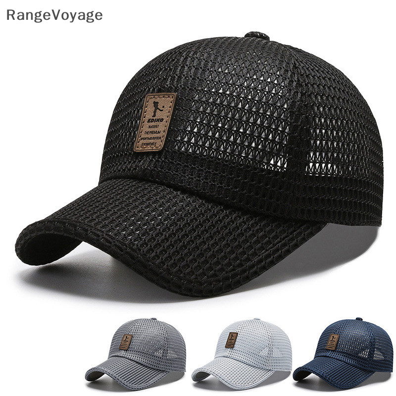 RangeVoyage Summer Breathable Mesh Baseball Cap Women Men UV Protection ...