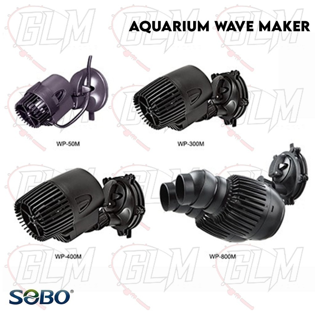 SOBO Aquarium Super Wave Maker WP-50M / WP-300M/ WP-400M/ WP-800M Water ...