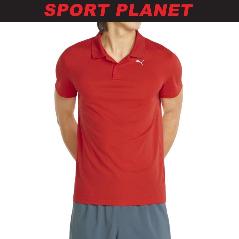 Puma Men Performance Training Polo Tee Shirt Baju Lelaki (521772-11 ...