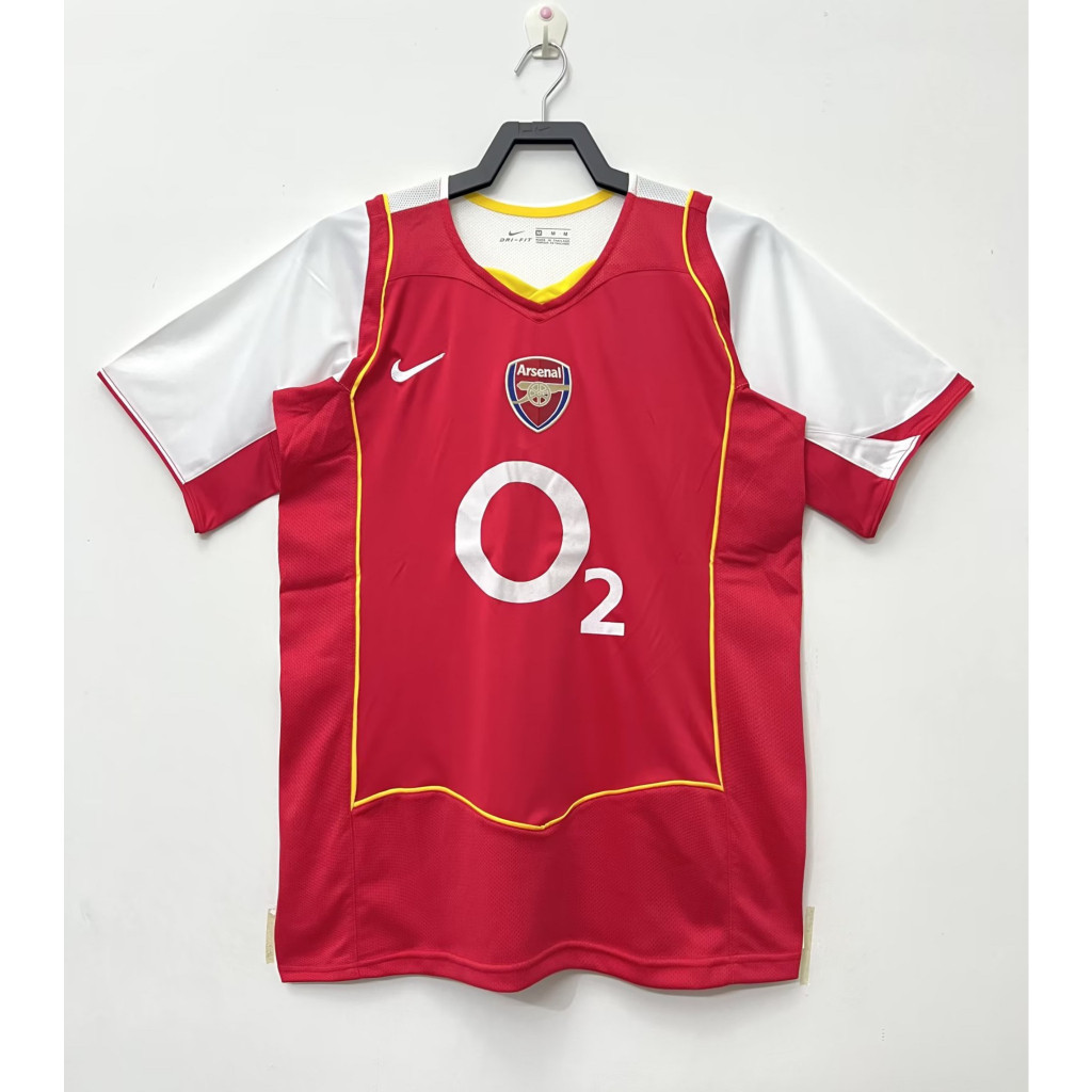 2004-2005 Arsenal Home Away Retro Soccer Jersey Football 04-05 Arsenal ...
