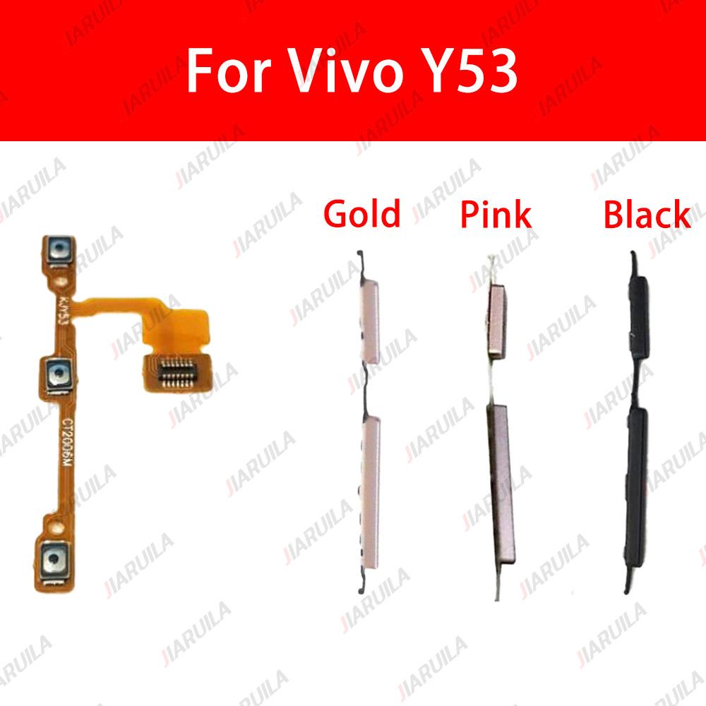 For VIVO Y53 Y53A Y53L 1606 Power Switch On Off Button Side Key Volume ...