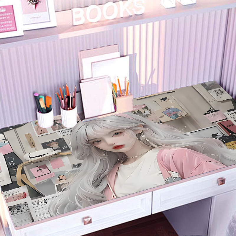 Anime Beauty Ready Stock Poster Desk Sticker Two-Dimensional Sticker ...