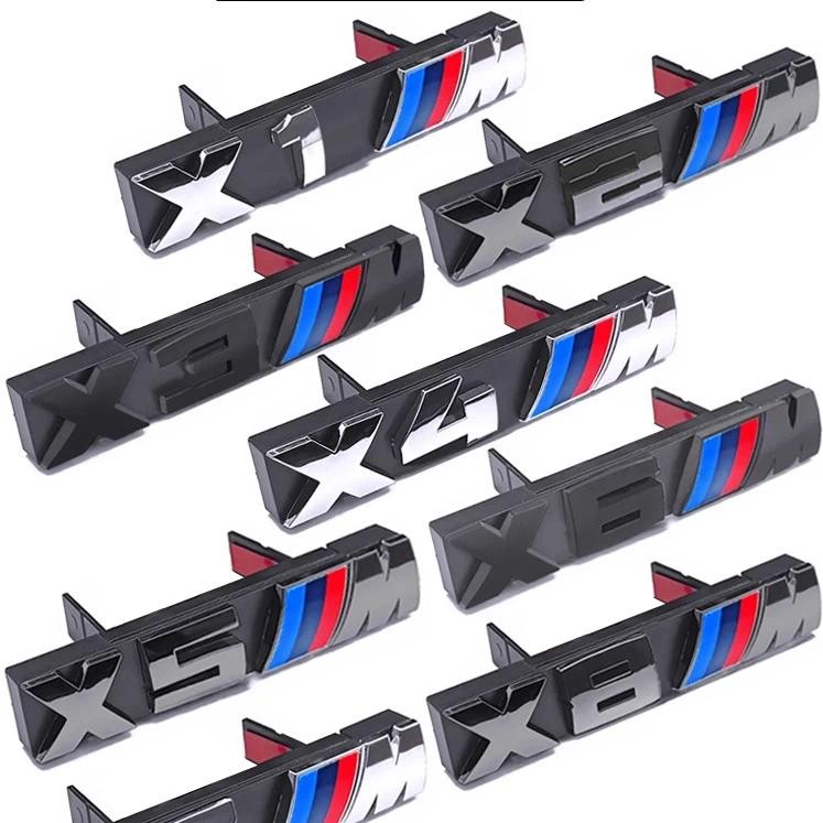3D Car Front Grille Badge Emblem for X1 X2 X3 X4 X5M X6M X7M G82 G83 ...