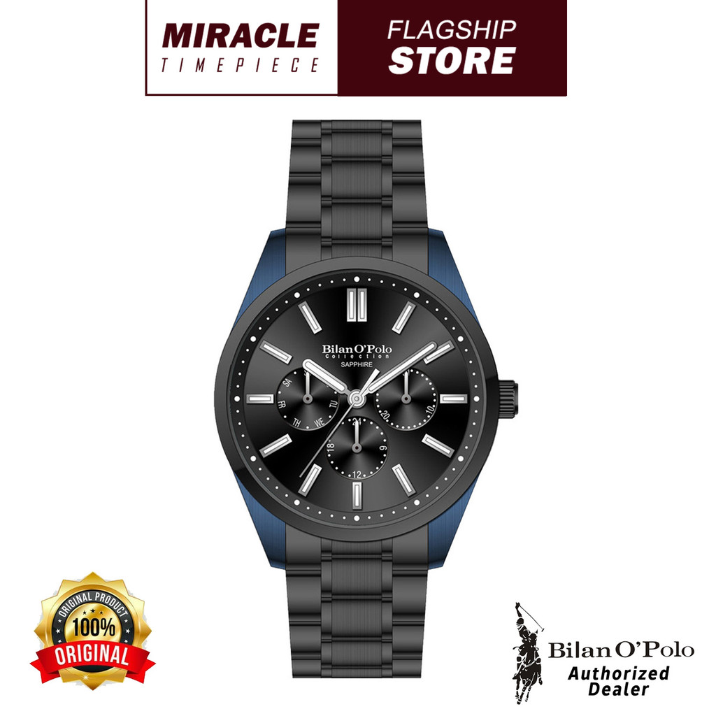 BilanO' Polo PC-G6728BX-1A Collection Tachymeter Sapphire Crystal Men ...