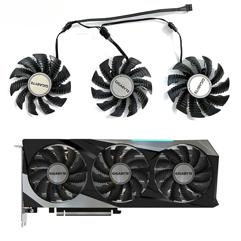 Brand new 82MM 4PIN PLA09215S12H T128015SU RTX3070 GPU fan for GIGABYTE ...