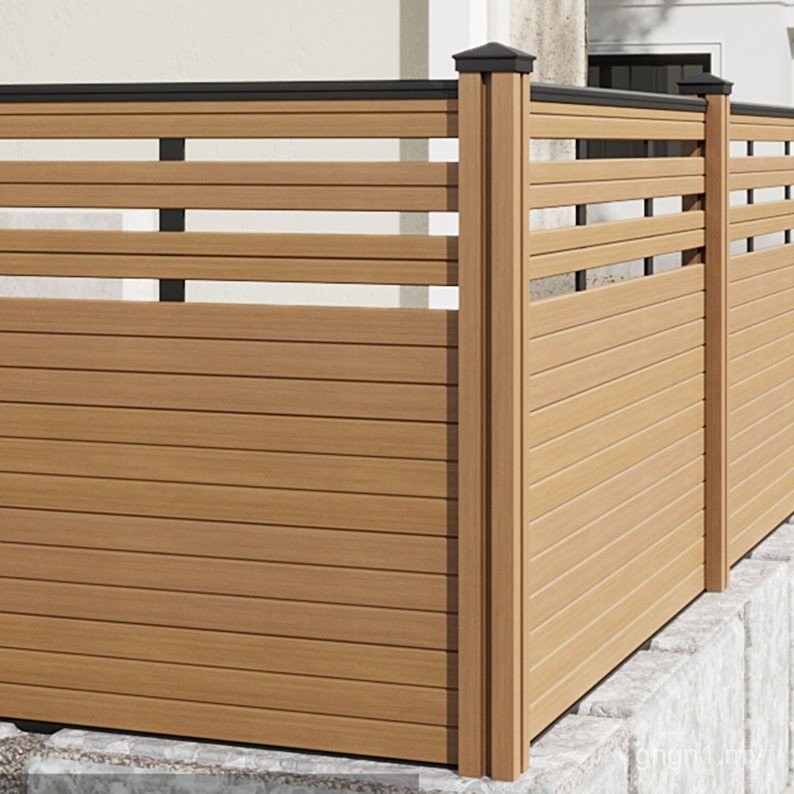 Courtyard Plastic Wood Fence Fence Fence Wood Plastic Outdoor Courtyard ...