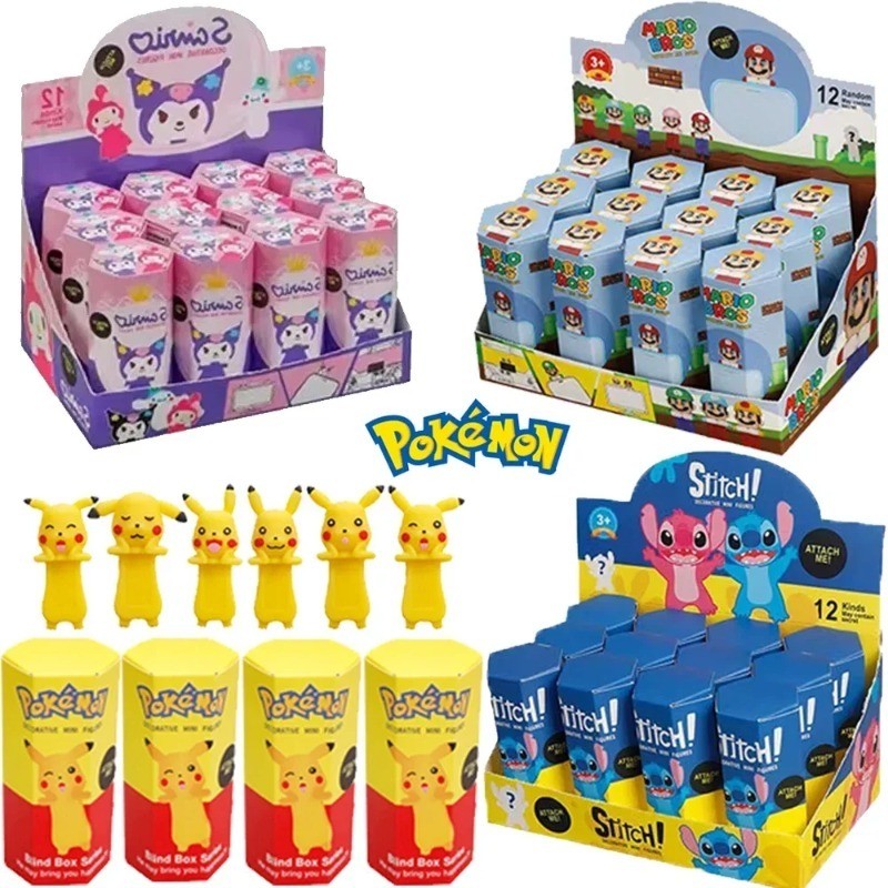 Cute Kuromi Blind Box Hipper Angel Stitch Pikachu Labubu Fashion Doll ...