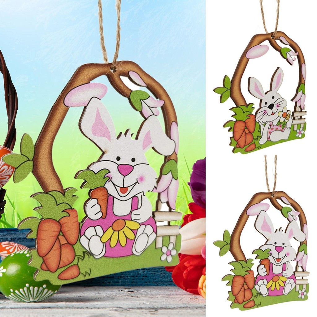 Easter Bunny Cutouts Adorable Wood Easter Bunnies Easter Egg Bunny ...