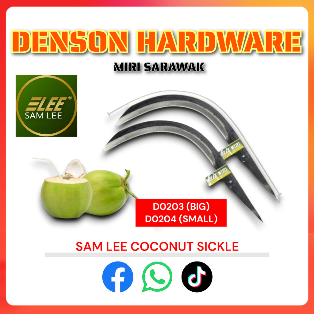 SAMLEE M2222 Coconut Sickle D0203 (Big) / D0204 (Small) | Shopee Malaysia