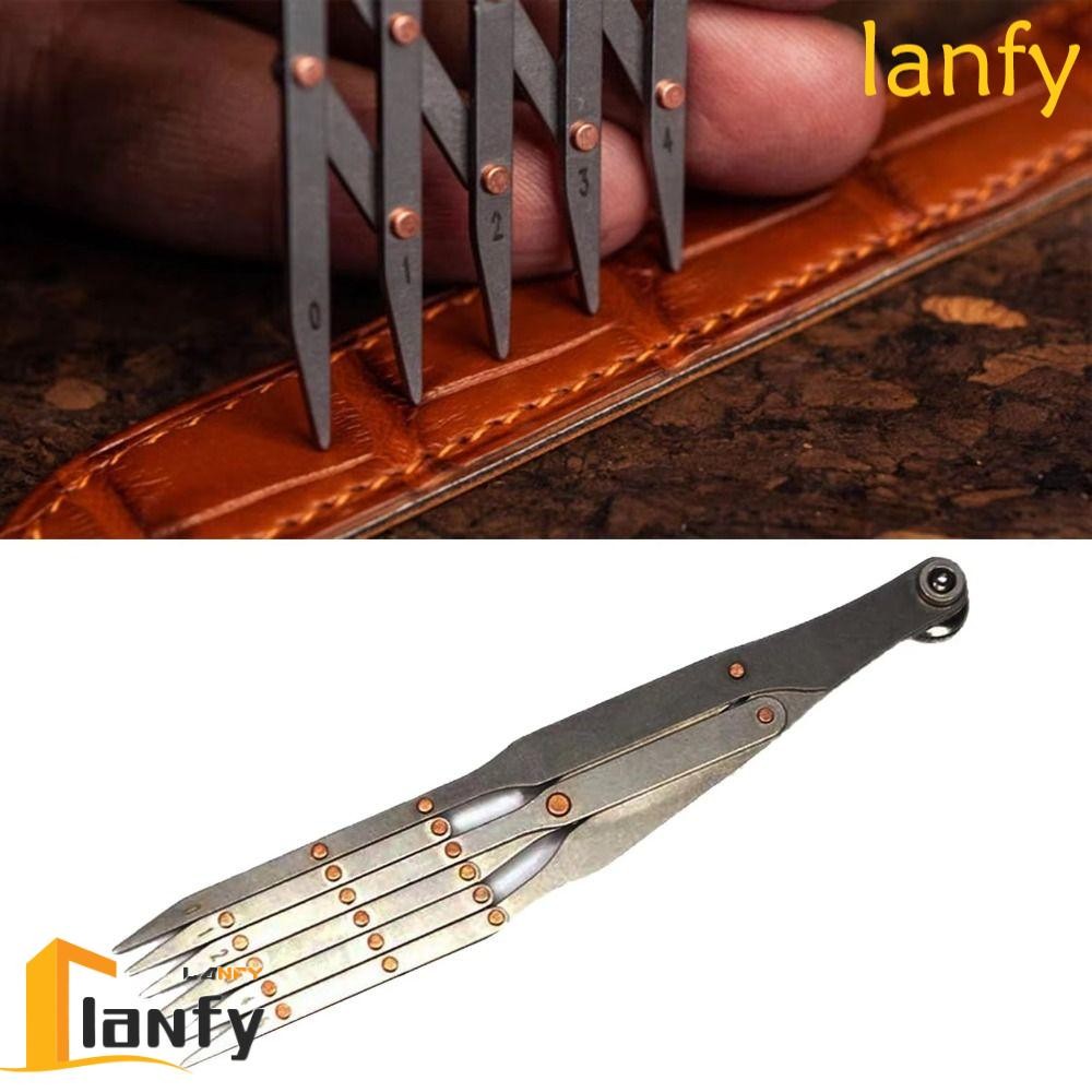 LANFY Sewing Gauge, Stainless Steel Equally Spacing Space Divider ...