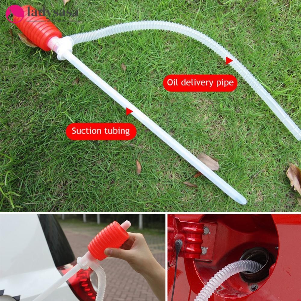 Ladysasa Plastic Car Manual Siphon Suction Liquid Pump Oil Gasoline ...