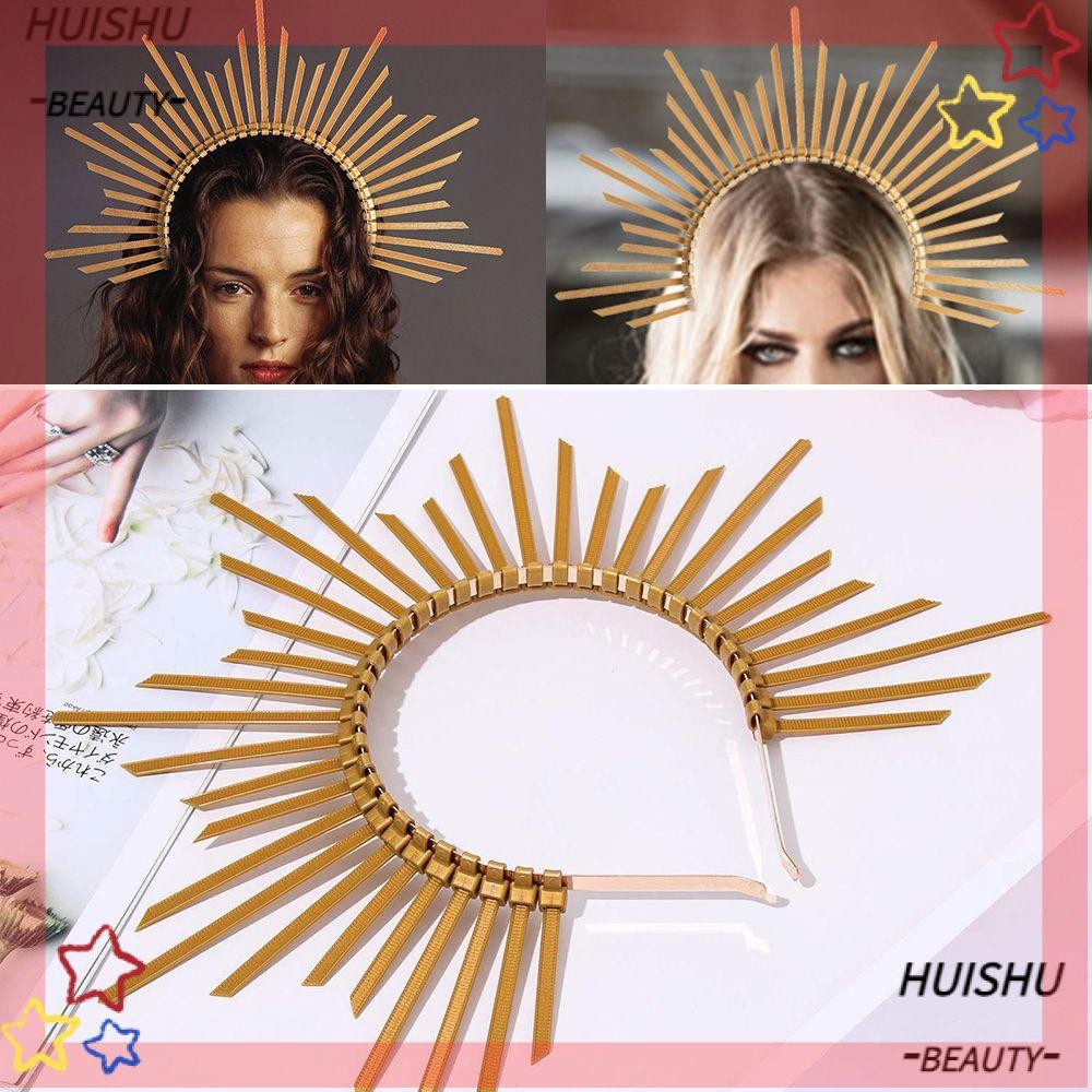 HUISHU Flower Crowns Halo Gifts Cosplay Goddess Headdress Halloween ...