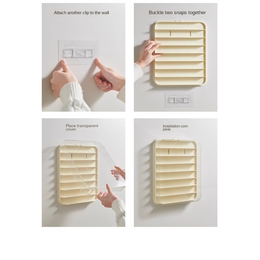 Cute Particle Arcylic Display Storage Box Wall Mounted Figurine Blind ...