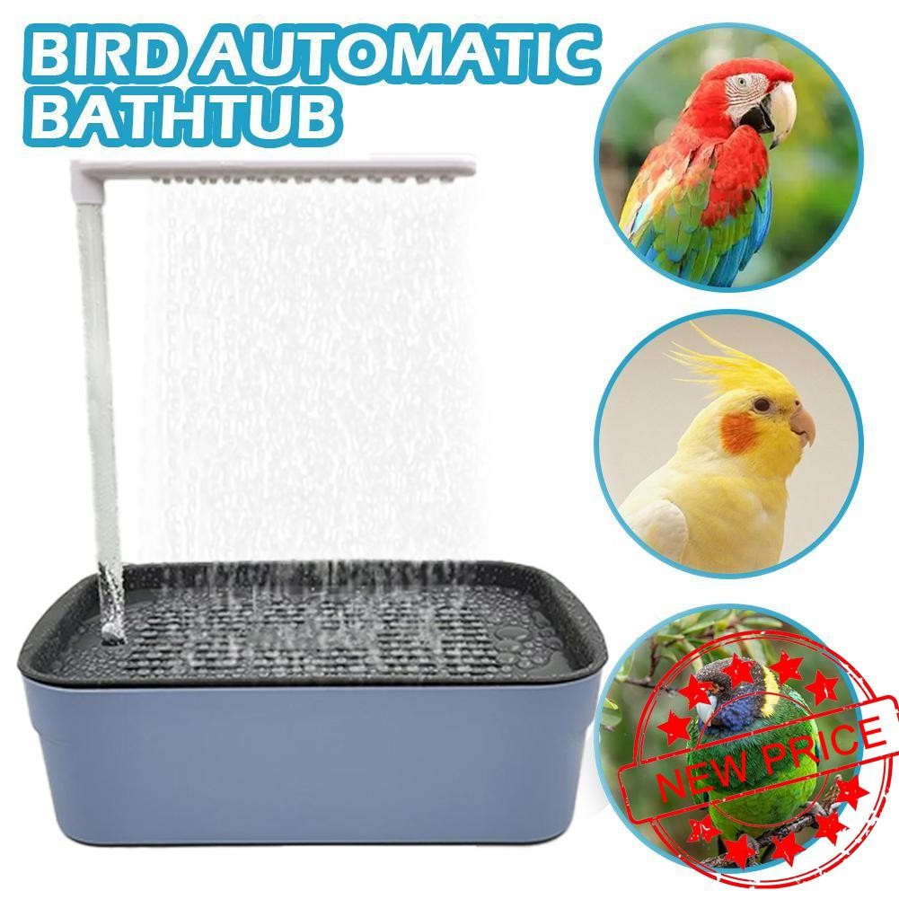 Parrot Automatic Bathtub Bird Bath Circulating Water Circulation Parrot ...