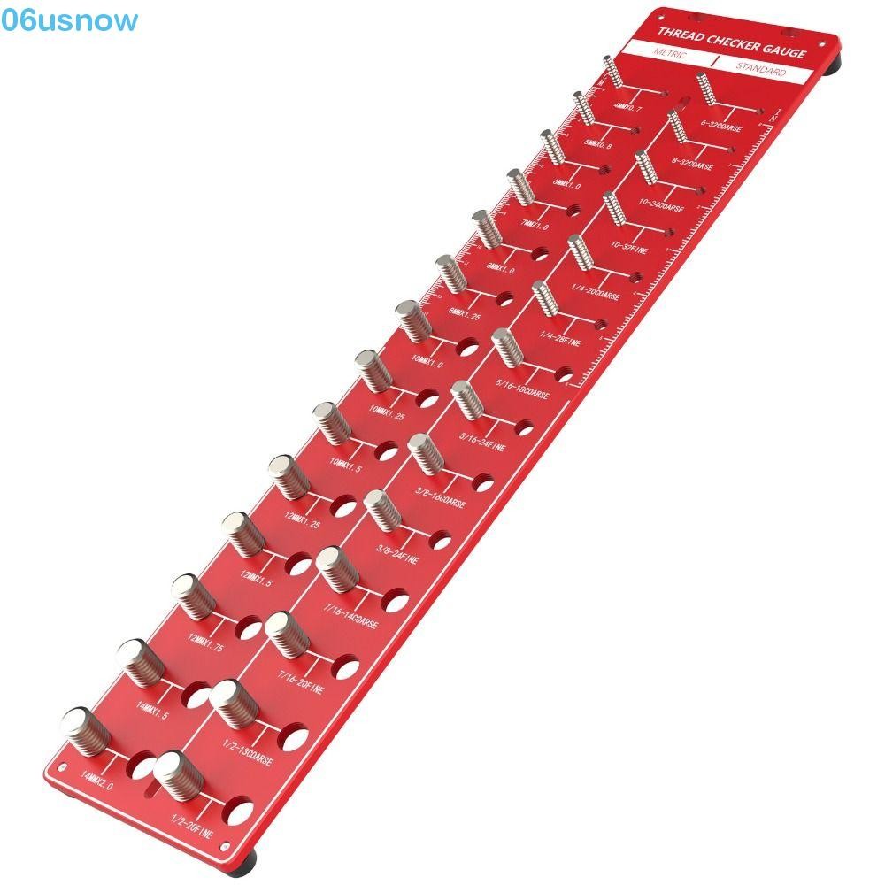USNOW Nut and Bolt Thread Checker, Standard Precision Thread Measuring ...