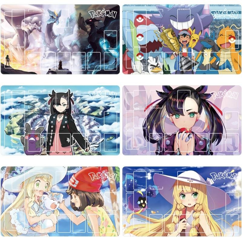Card Pad Ptcg Lillie Marnie Greninja Lucario Gengar Diy Rubber Single ...