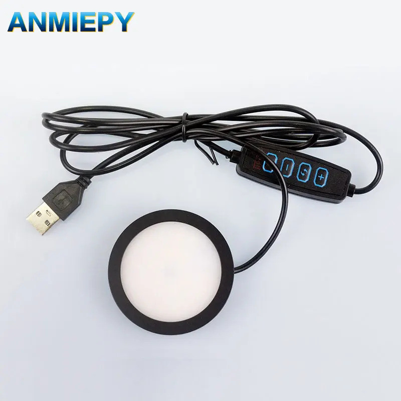 Ultrathin USB 5V LED Dimming Downlight 5W 7W 3 Colors Change Spotlight ...