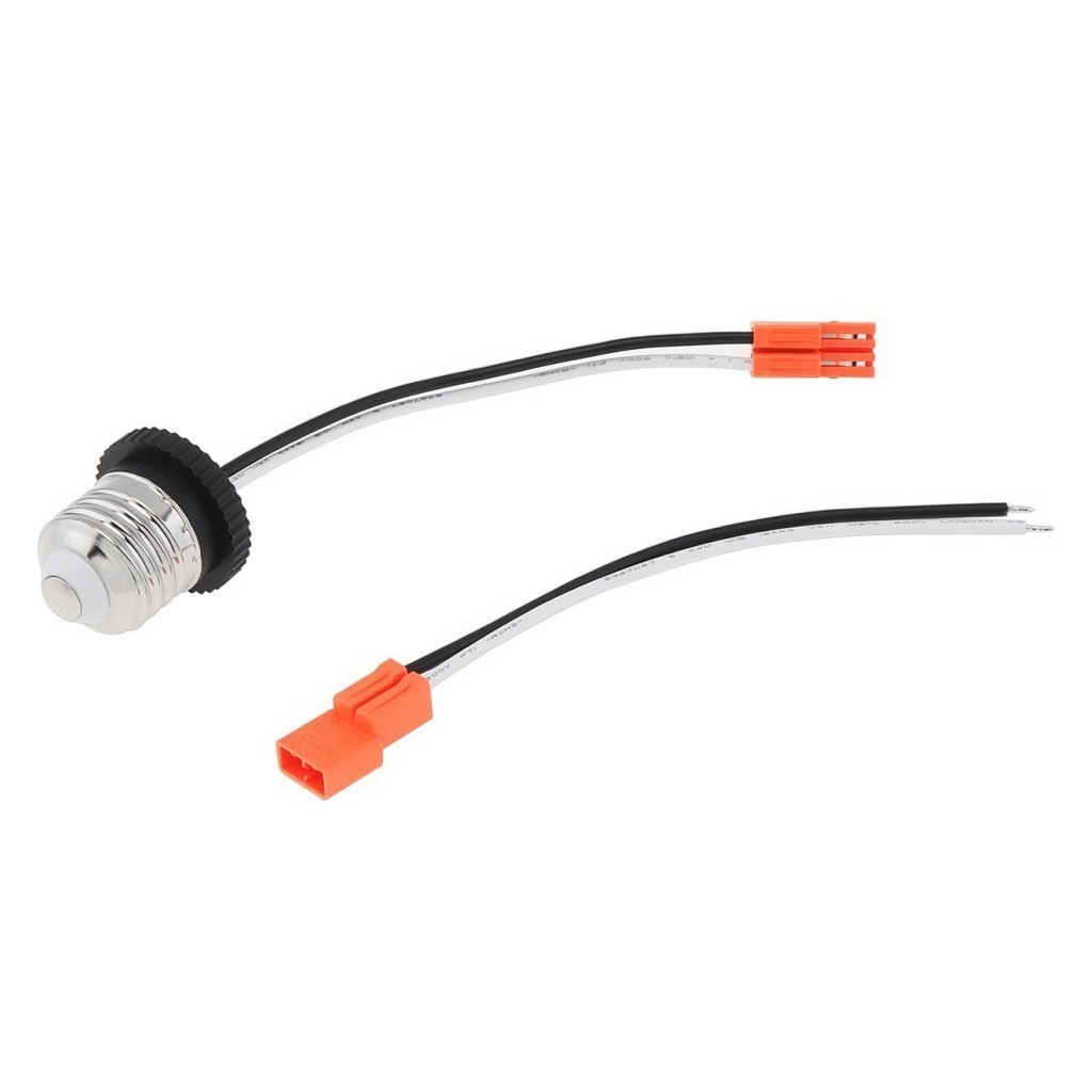 Easy Install E26 Socket Adapter Medium Base Male Screw In Light Bulb ...