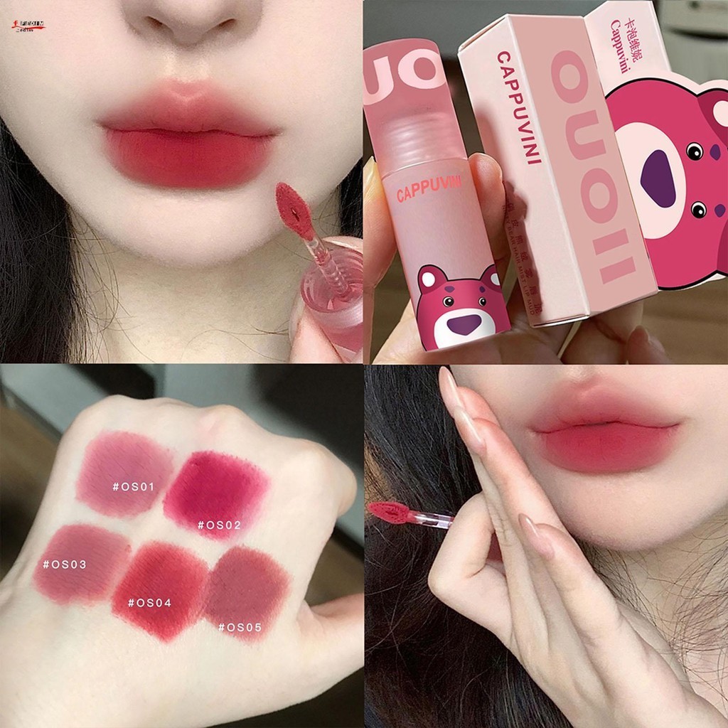 Smooth Velvet Lip Stains Long Lasting Pink Lip Tint with Instant Matte ...