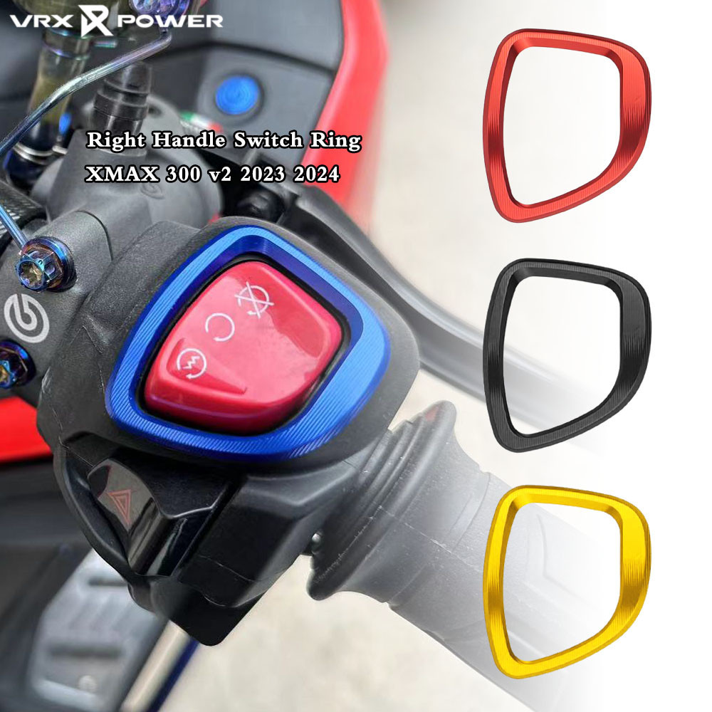 Motorcycle CNC Right Handle Switch Button Ring Cover for YAMAHA XMAX ...