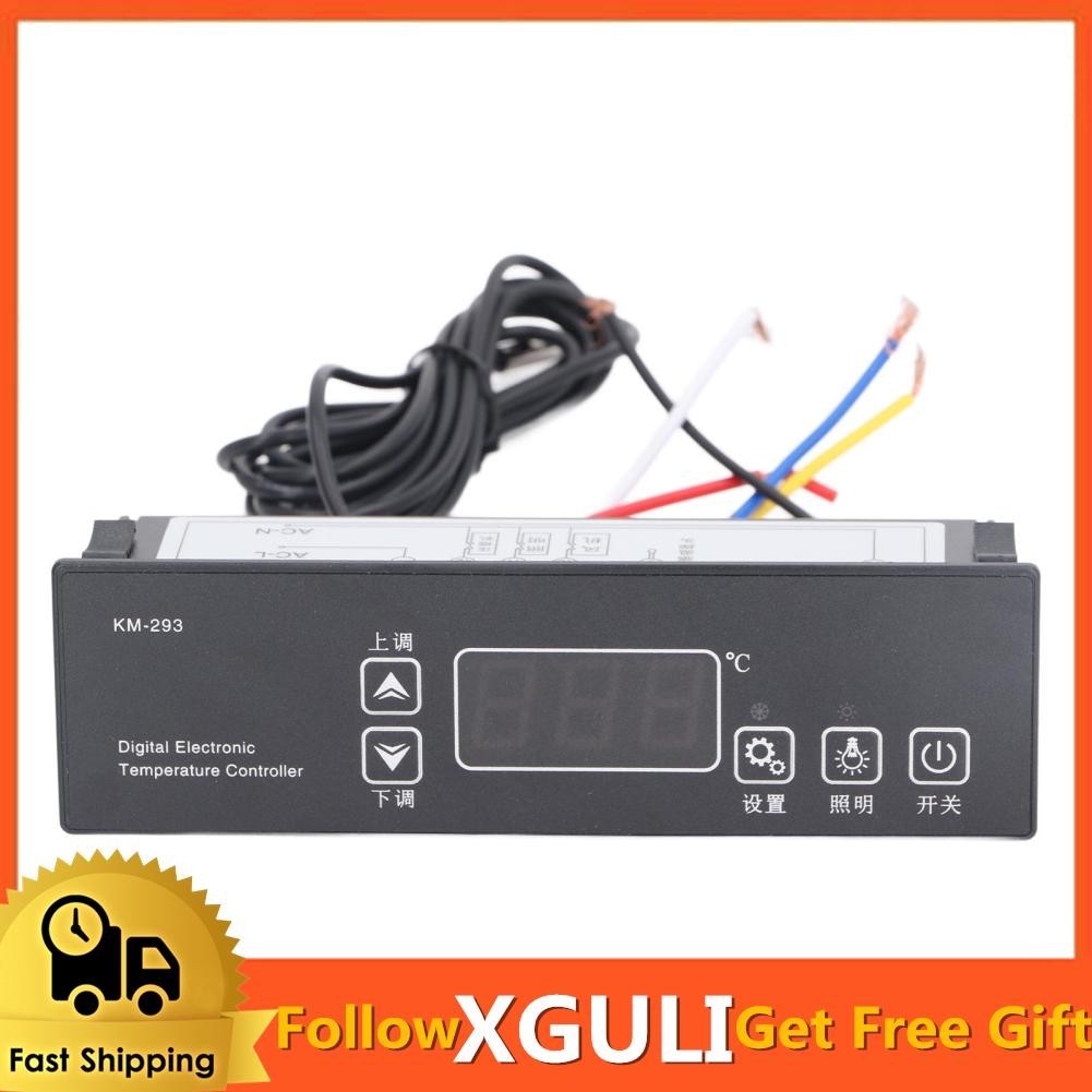 Xguli Digital Temperature Controller 220V Button Operation Refrigerator ...