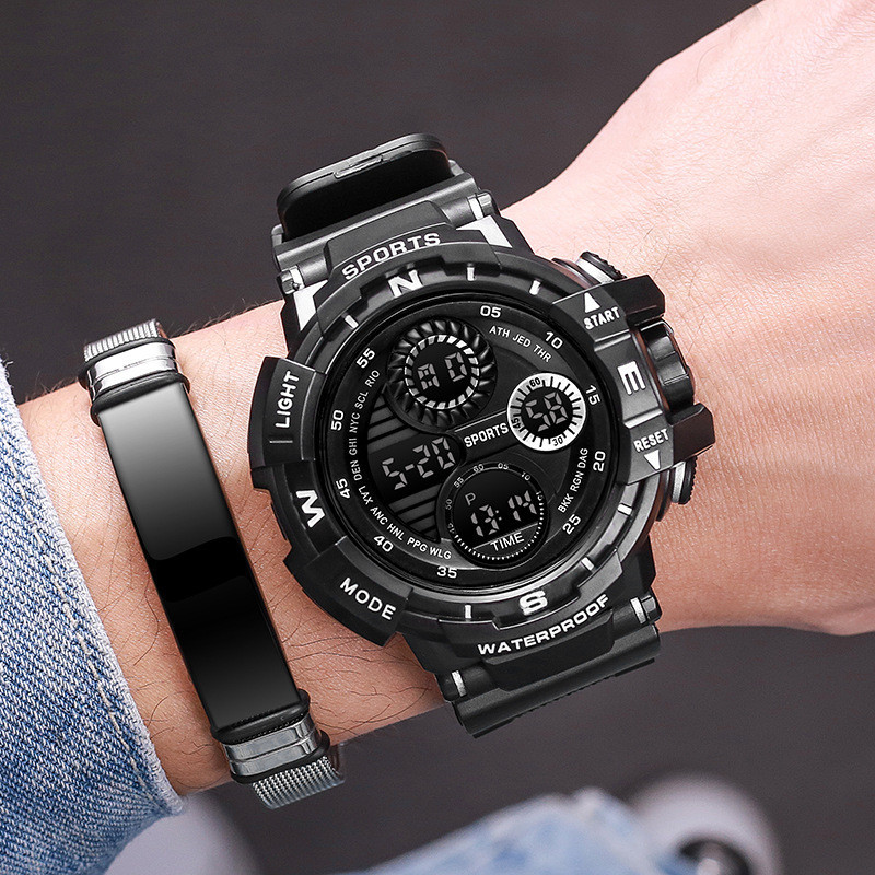 Men's outdoor trend big dial sports watch | Shopee Malaysia