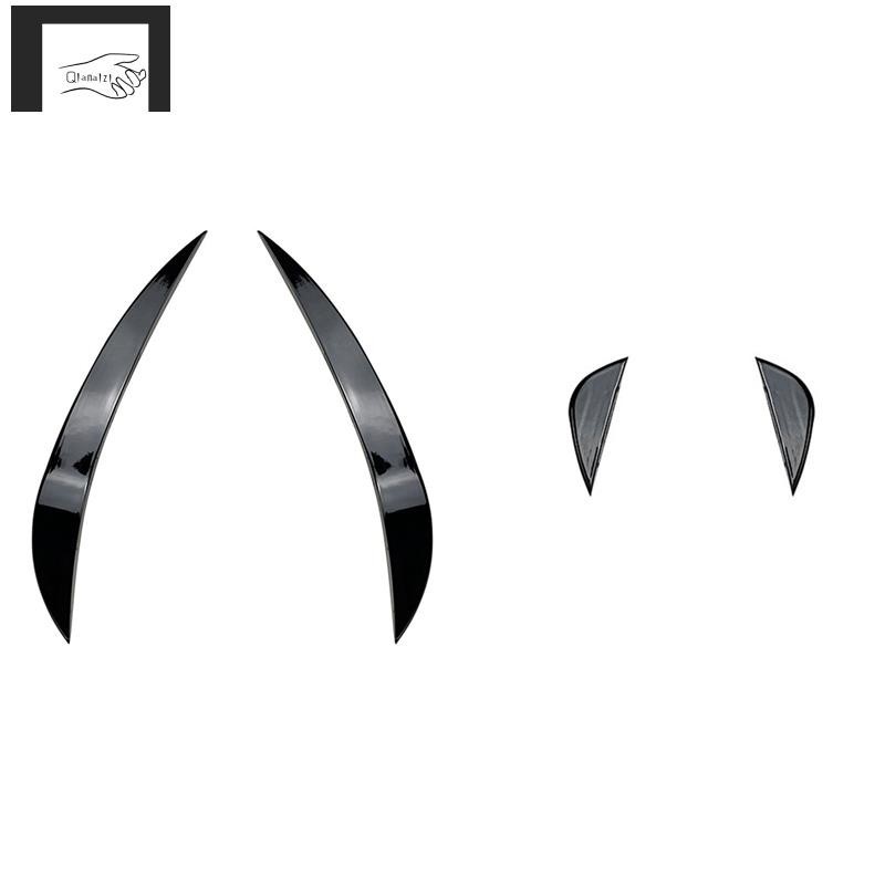 Front Bumper Canard Fins Flare Mods Splitter Lip Spoiler for Golf MK6 ...