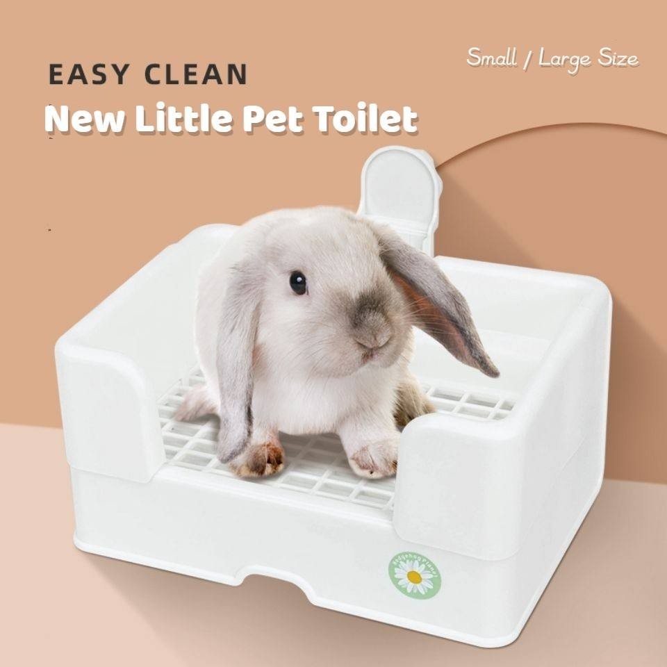 Splash-proof rabbit toilet split rabbit toilet bedpan guinea pig tray ...