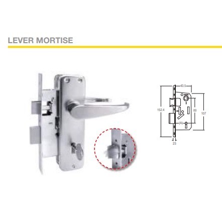 ST.GUCHI LEVER MORTISE LOCKSET MODEL H-3003-01 | Shopee Malaysia