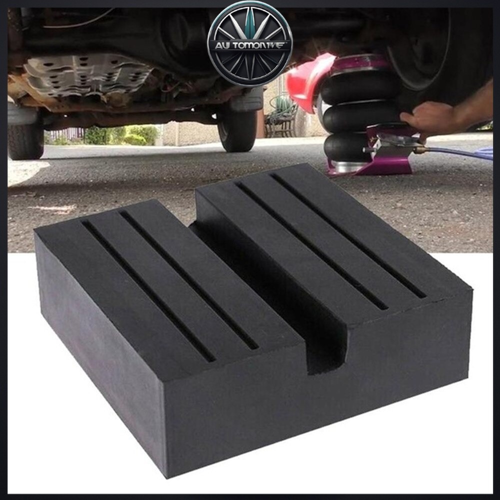 Jack Extention Car Lift Jack Stand Rubber Pads Square Universal Slotted ...