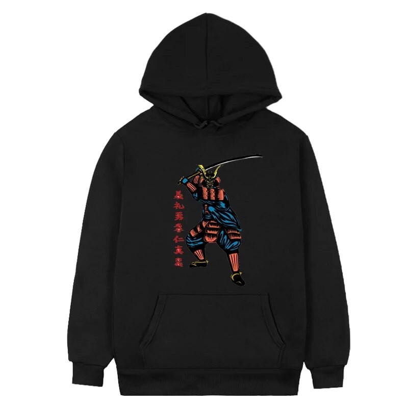 Japanese Shogun Assassins Bushido Anime Katana Samurai Hoodie Classic ...